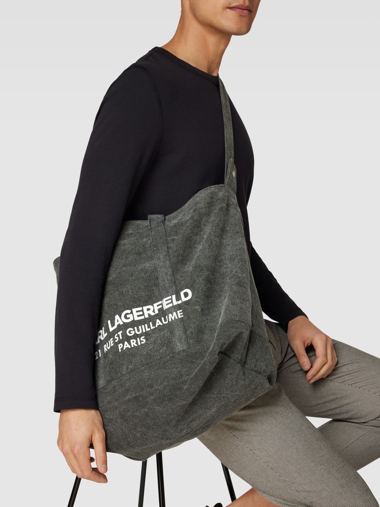 Karl Lagerfeld Shopper mit Label-Print (black) online kaufen