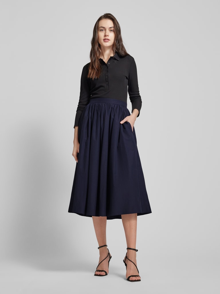 Jake*s Collection Midirock mit Eingrifftaschen (marine) online kaufen