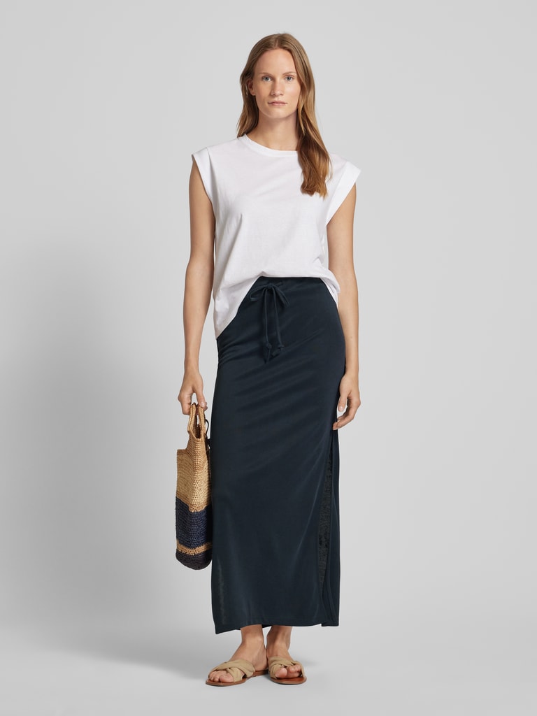 mbyM Maxirok met tunnelkoord, model 'Florrie' in zwart online kopen | P&C