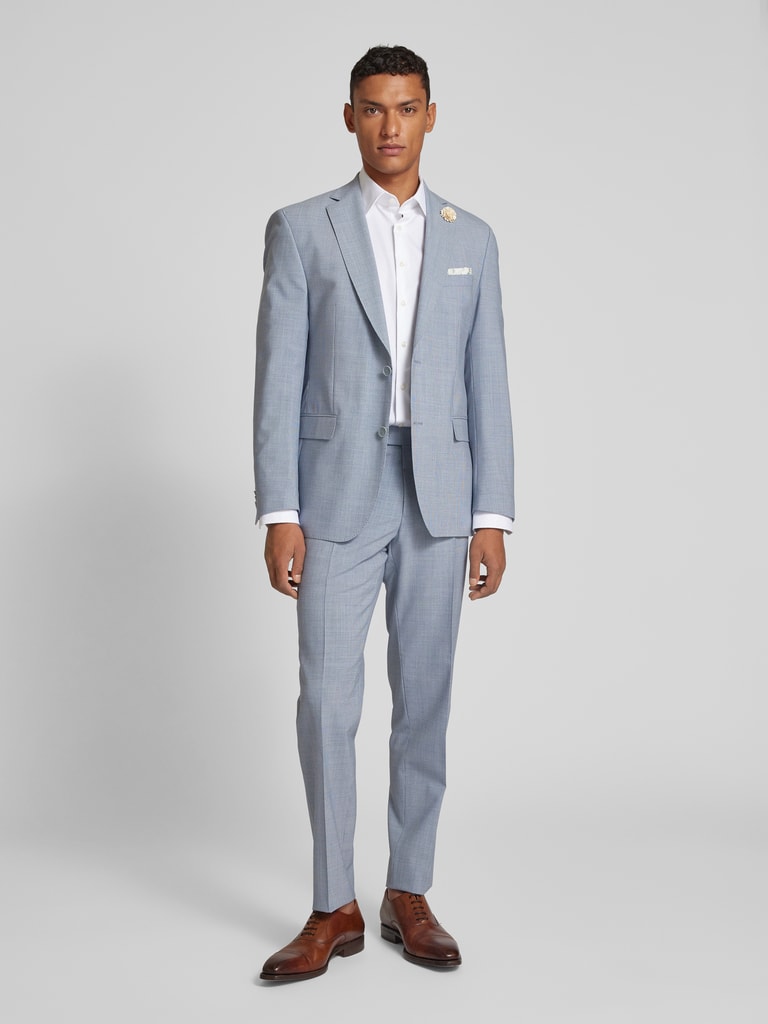 Carl Gross Chino mit Strukturmuster Modell 'Shiver' (hellblau) online ...