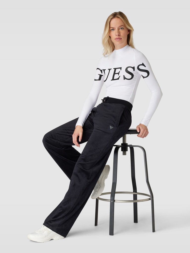 GUESS Activewear Body mit Label-Print Modell 'GIULIA' (weiss) online kaufen