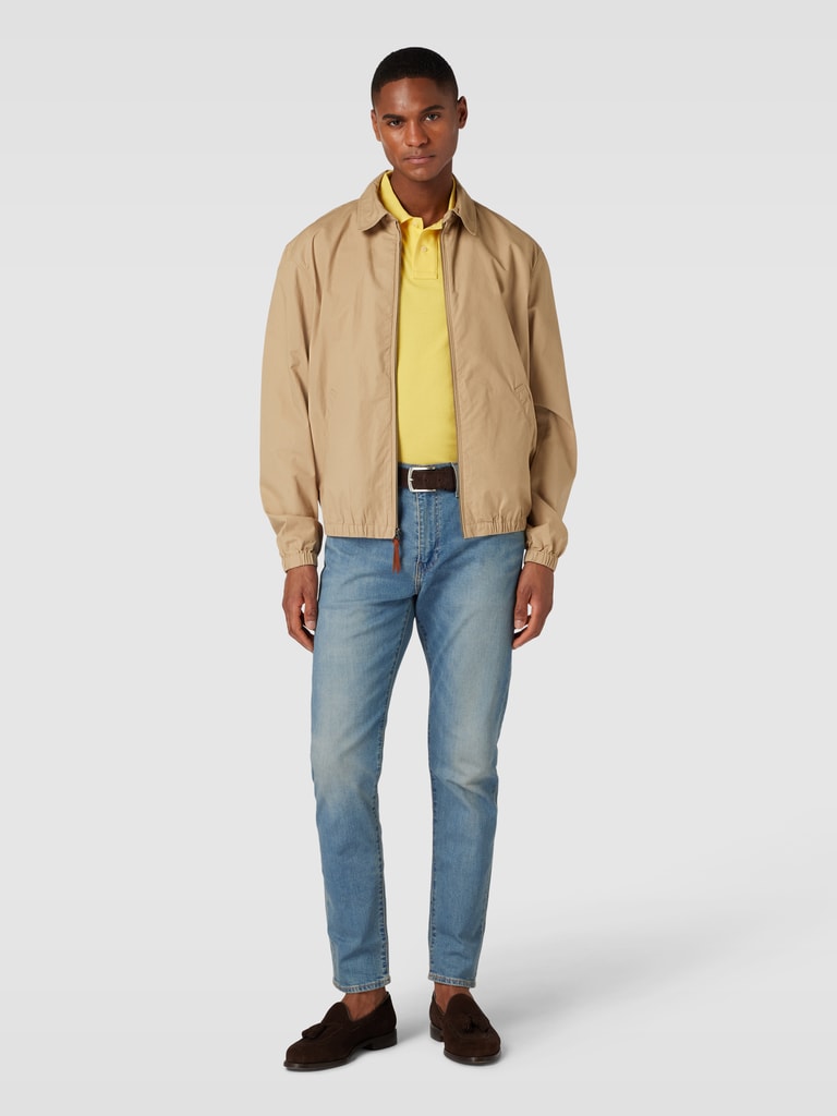 Polo Ralph Lauren Slim Fit Poloshirt mit unifarbenem Design (gelb ...