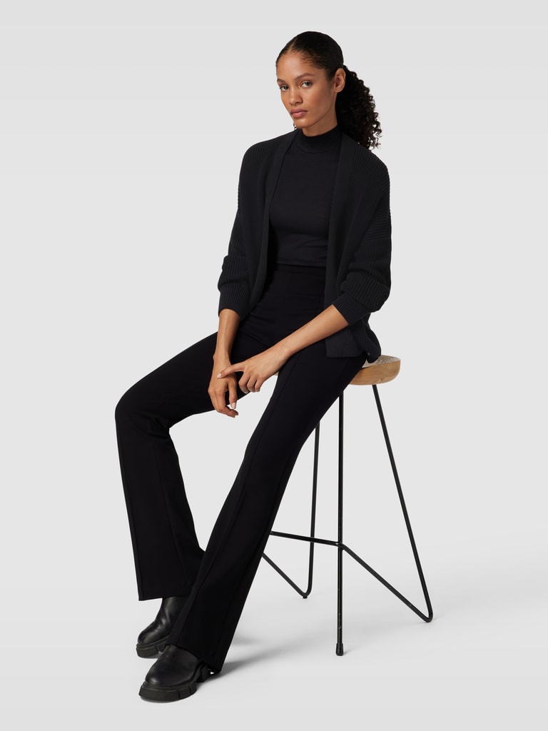 Armedangels Gebreid jack met labeldetail, model 'VILDAANA' in zwart ...