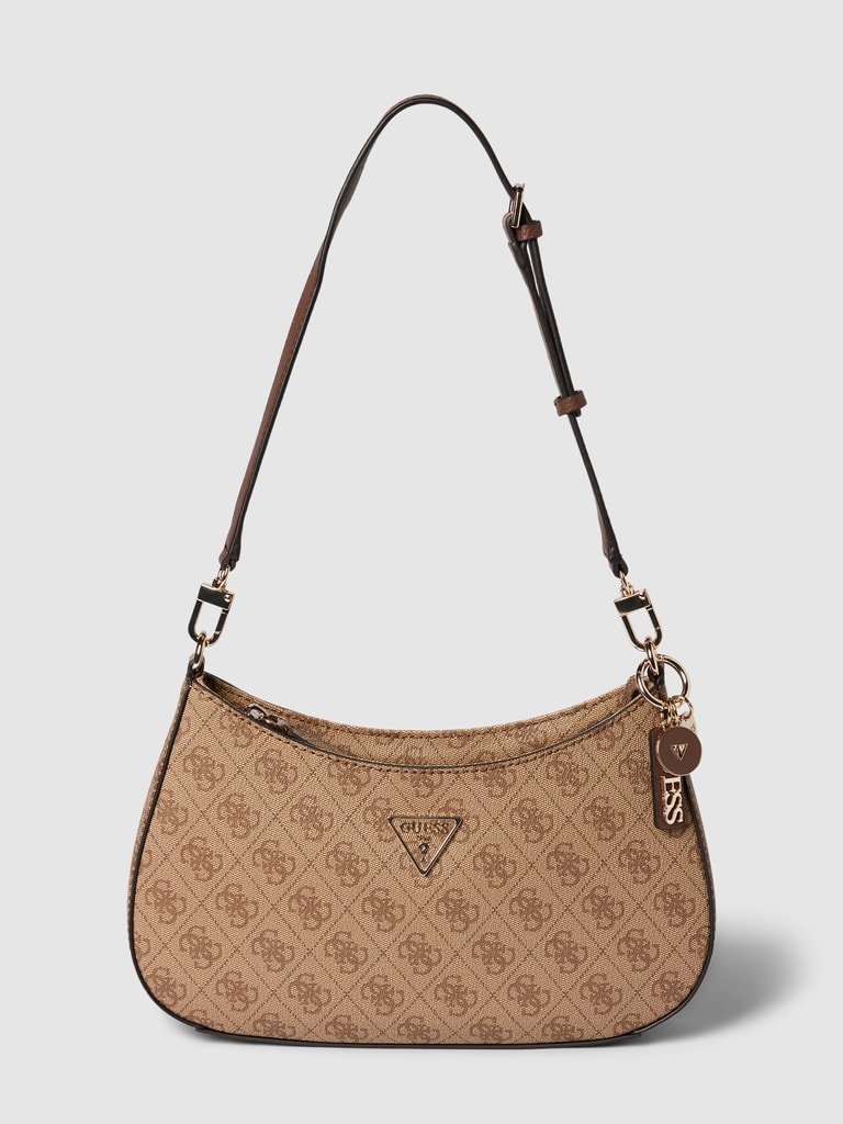 Guess Handtas met all-over motief, model 'NOELLE' in beige online kopen ...