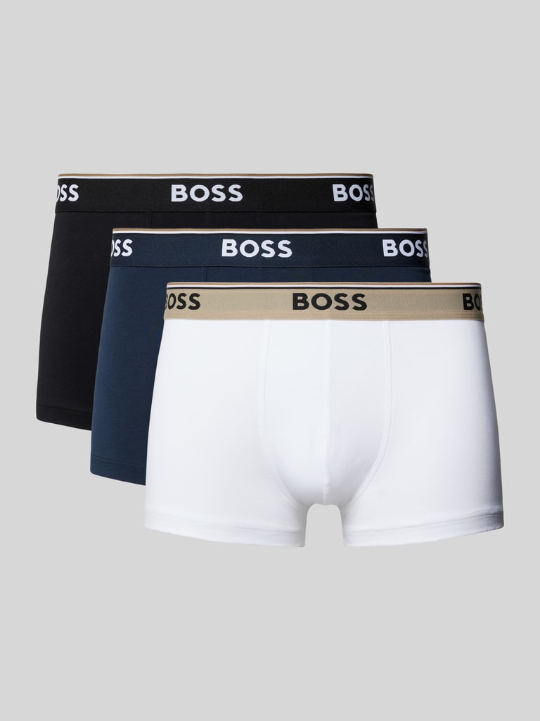 BOSS Trunks mit elastischem Logo-Bund im 3er-Pack (oliv) online kaufen