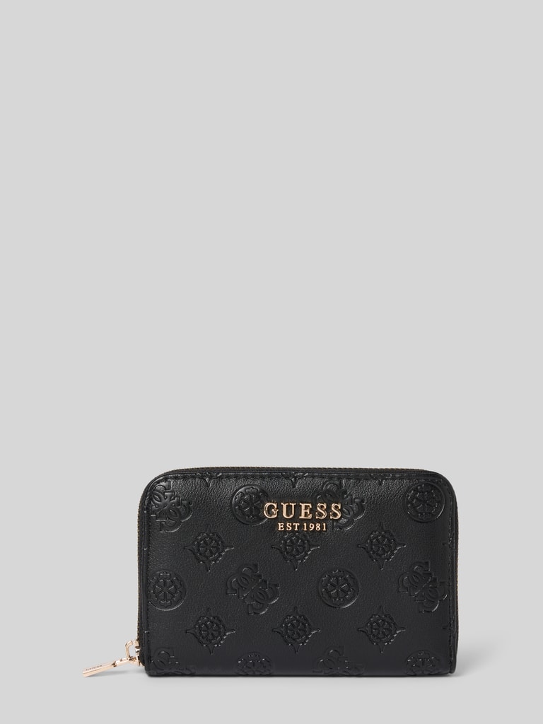 Guess Portemonnaie mit Label-Detail Modell 'PHOEBE' (black) online kaufen