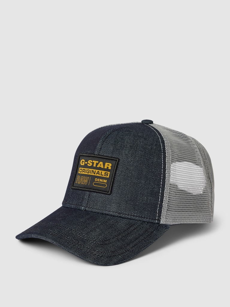 G-Star Raw Trucker Cap mit Label-Patch Modell 'Originals' (dunkelblau ...