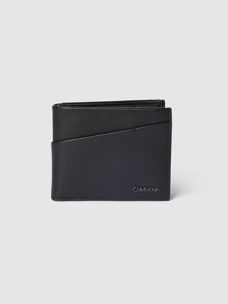 CK Calvin Klein Portemonnaie mit Label-Details Modell 'DIAGONAL' (black ...