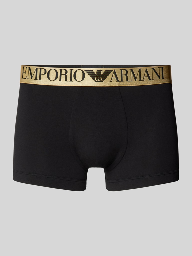 Emporio Armani Trunks mit elastischem Bund (black) online kaufen