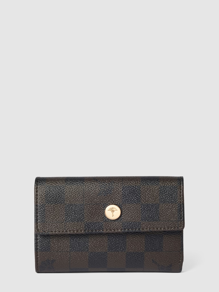 JOOP! Portemonnaie mit Karomuster Modell 'piazza edition cosma' (schoko ...