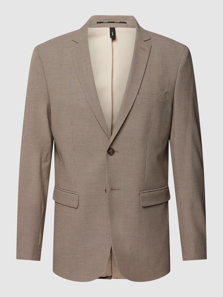 SELECTED HOMME Slim Fit 2-Knopf-Sakko mit Allover-Muster Modell 'LIAM ...