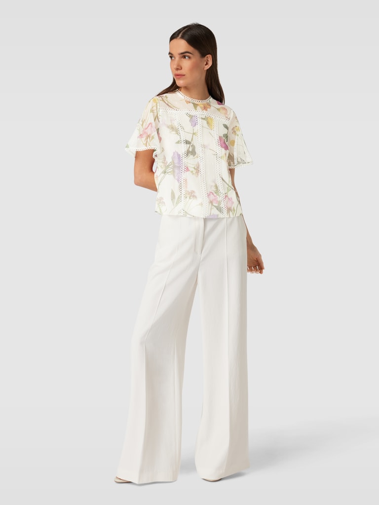 Ted Baker Blusenshirt mit Spitze Modell 'ARELLN' (offwhite) online kaufen