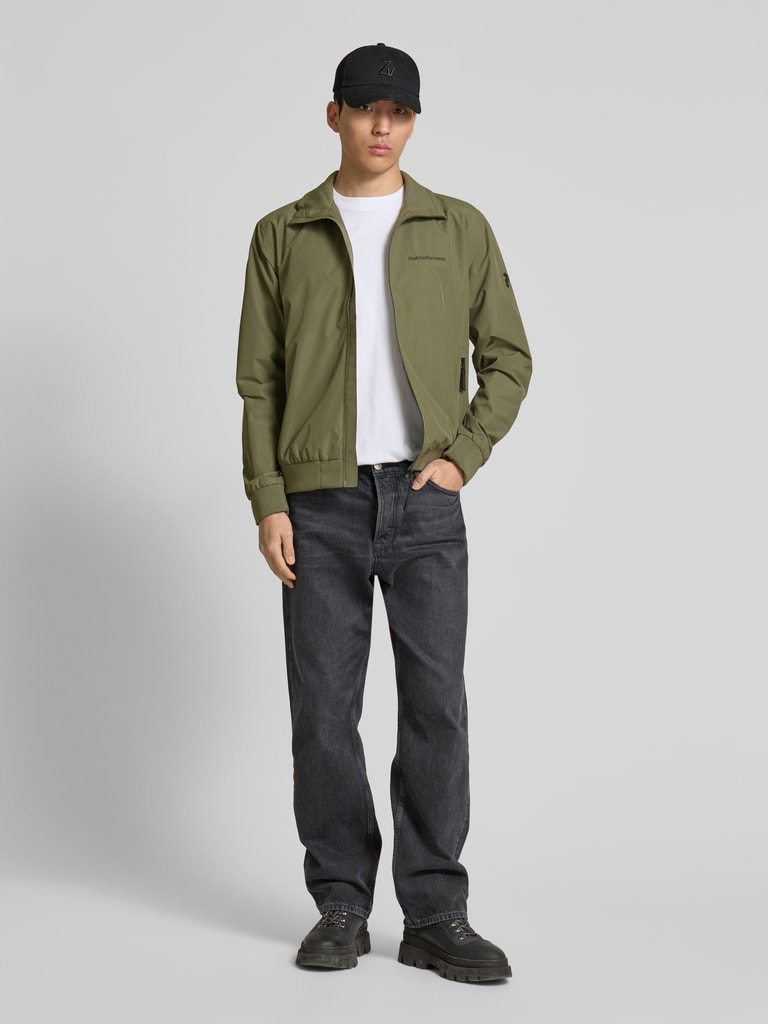 PEAK PERFORMANCE Windbreaker mit Label-Stitching (dunkelgruen) online ...