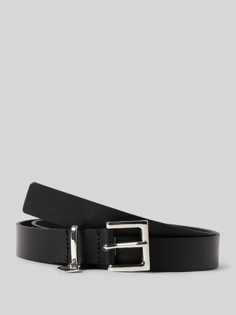 HUGO Leren riem met doornsluiting, model 'Amelia' in zwart online kopen ...