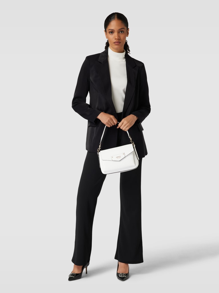 Guess Handtasche mit Label-Details Modell 'BRENTON' (weiss) online kaufen