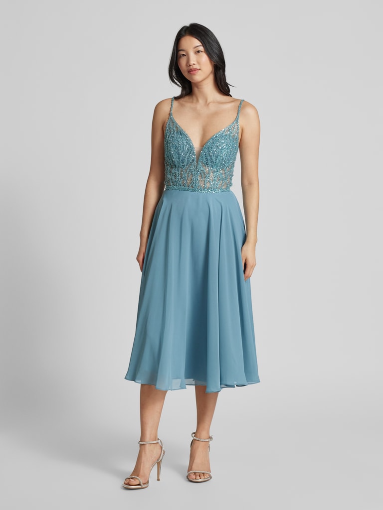 Hey Kyla Cocktailkleid mit Perlen- und Ziersteinbesatz (aqua) online kaufen