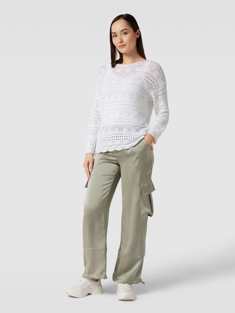 More & More Strickpullover mit 3/4-Arm (weiss) online kaufen