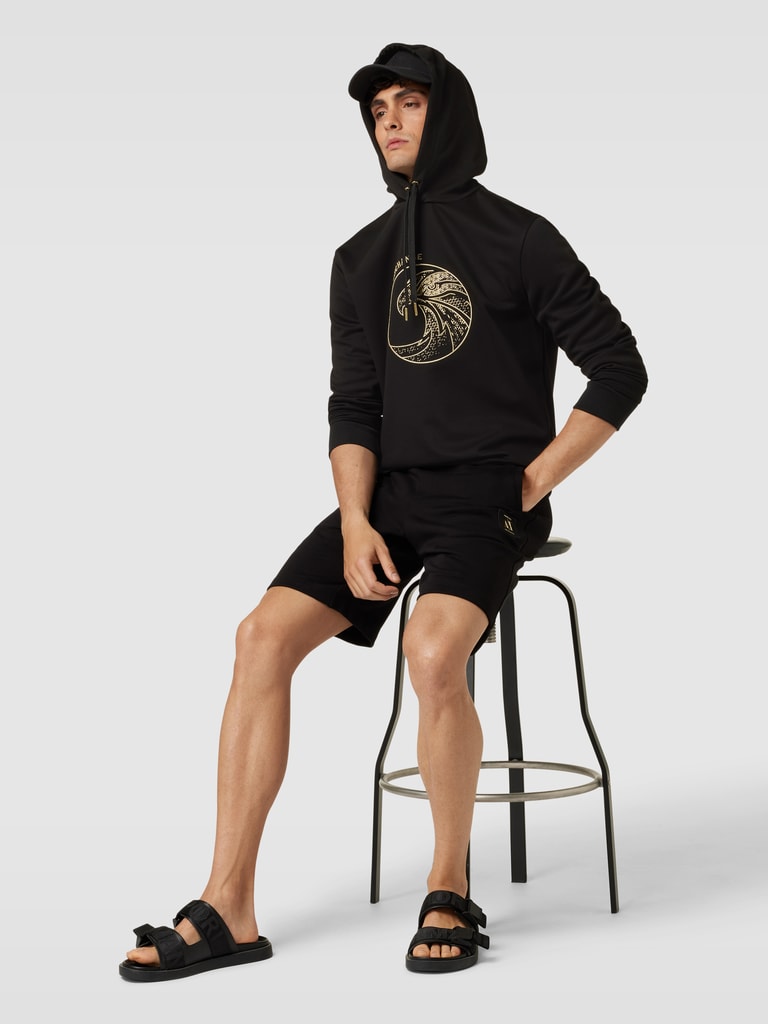 Armani Exchange Hoodie mit Label-Detail (black) online kaufen