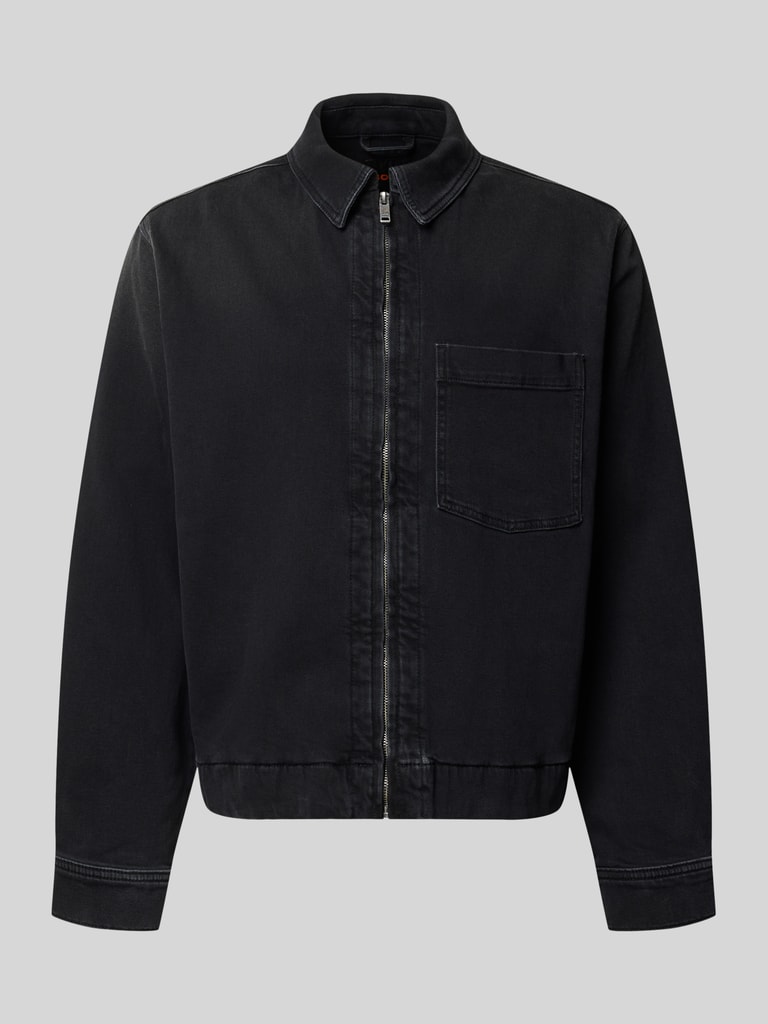 BOSS Orange Regular Fit Jeansjacke aus Baumwoll-Mix Modell 'LUNEY BO ...