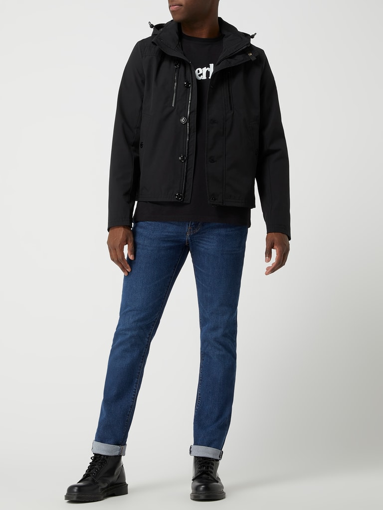 s.Oliver RED LABEL Jack met afneembare capuchon in zwart online kopen | P&C