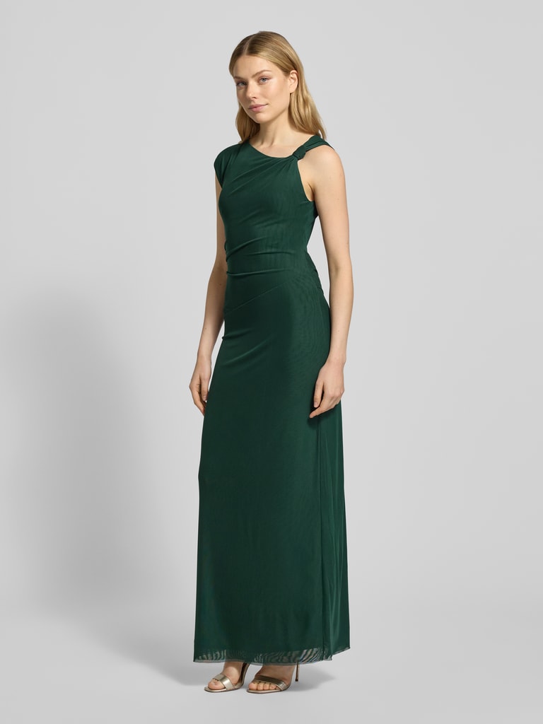 Forever New Avondjurk met knoopdetail Model 'Karina' in donkergroen ...