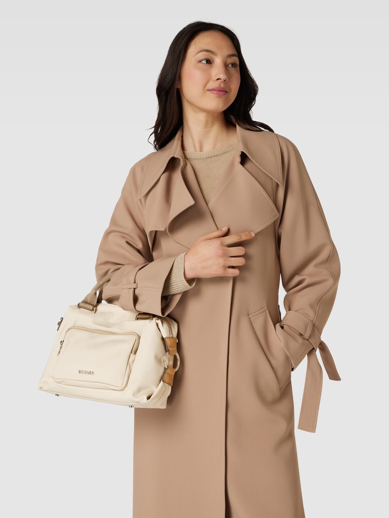 BOGNER Handtasche mit Label-Details Modell 'KLOSTERS' (stein) online kaufen
