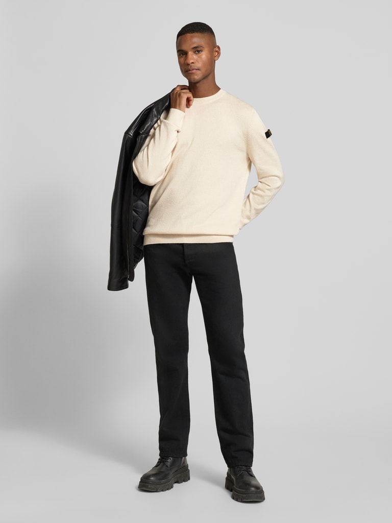 PME Legend Strickpullover mit gerippten Abschlüssen (offwhite) online ...