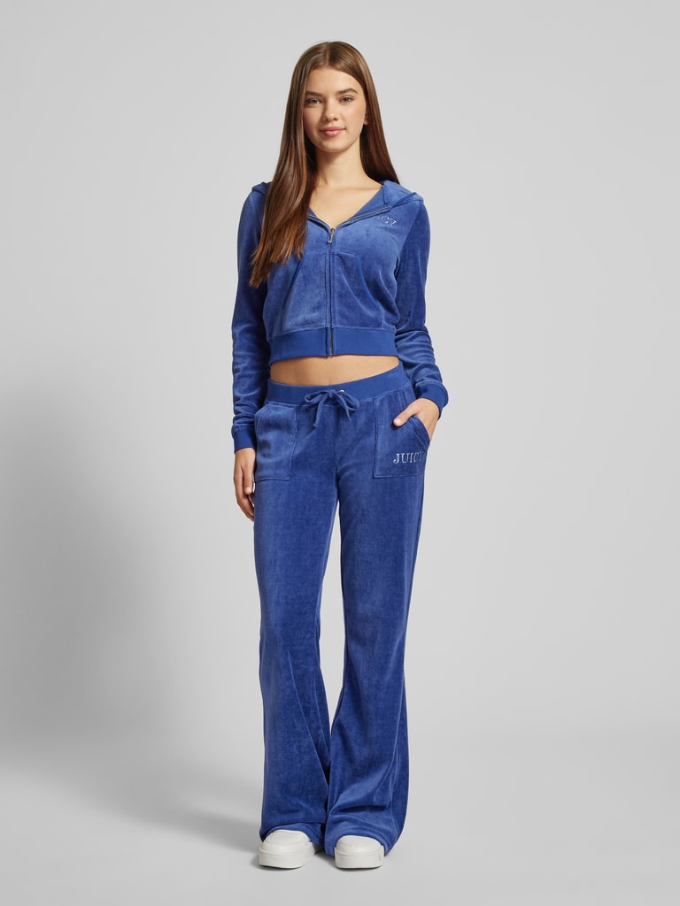 Juicy Couture Sweatjacke mit Kapuze Modell 'ROBYN' (dunkelblau) online kaufen