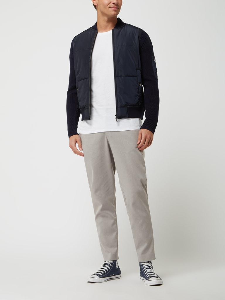 BOGNER Strickjacke mit Kontrasteinsätzen Modell 'Romeo' (marine) online ...