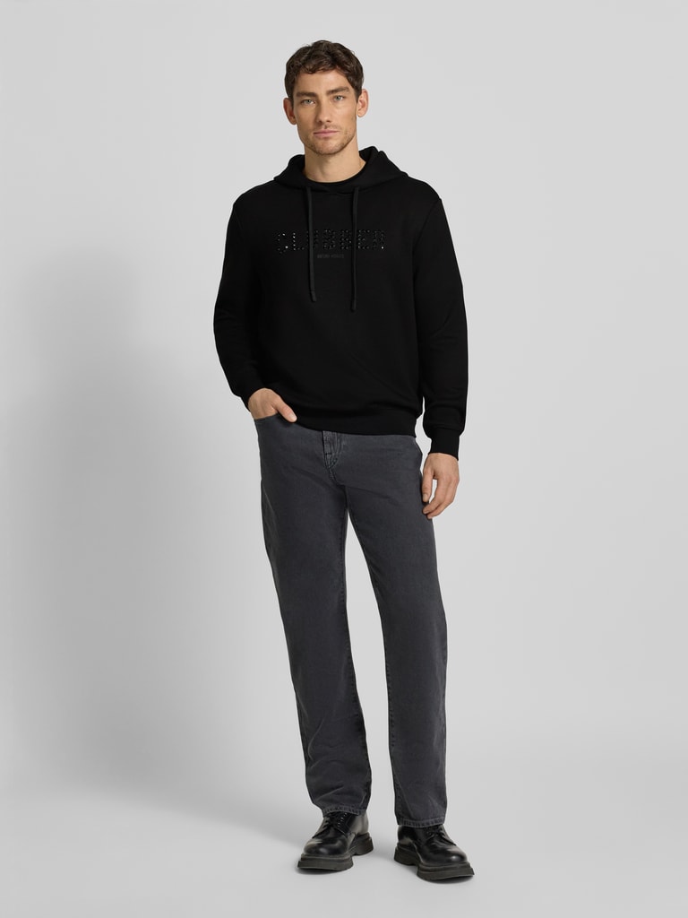 Antony Morato Hoodie mit Label-Detail (black) online kaufen