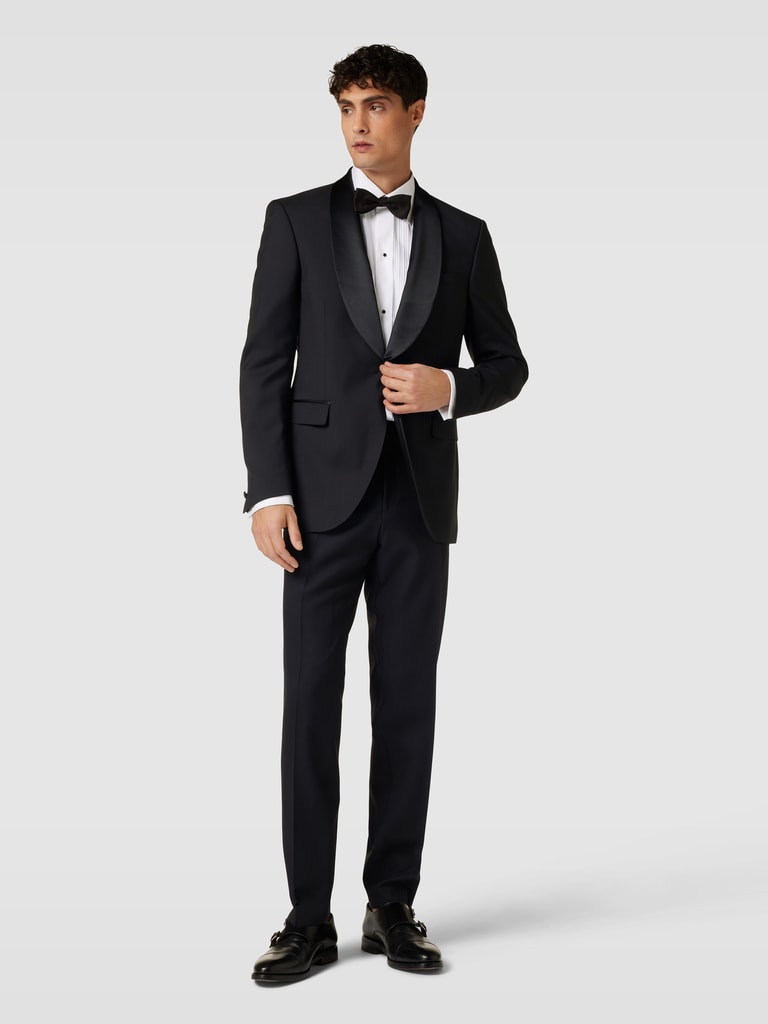 BOSS Anzughose mit Galonstreifen Modell 'Genius' (black) online kaufen