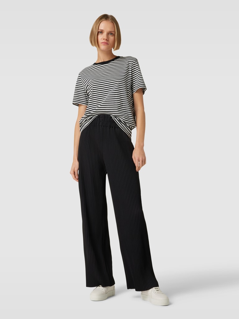 YAS Stoffen broek met elastische band, model 'ALISA' in zwart online ...
