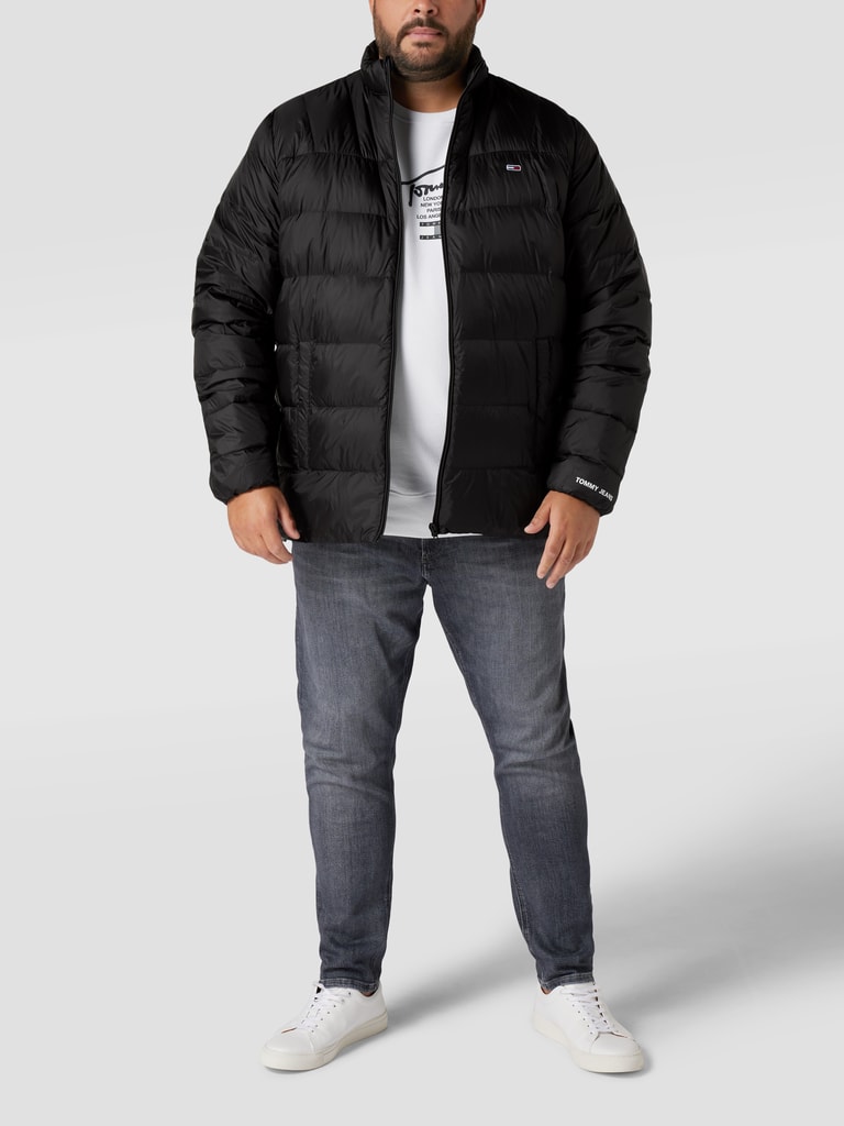 Tommy Jeans Plus PLUS SIZE donsjack in doorgestikte look, model ...