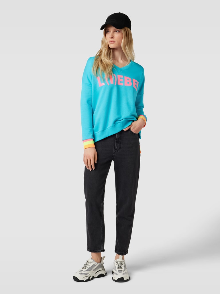 miss goodlife Sweatshirt mit Statement-Print (helltuerkis) online kaufen