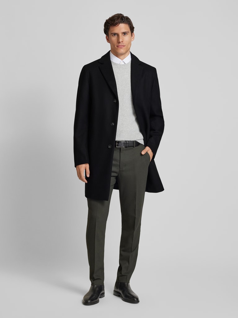 Roy Robson Mantel mit Knopfleiste (black) online kaufen
