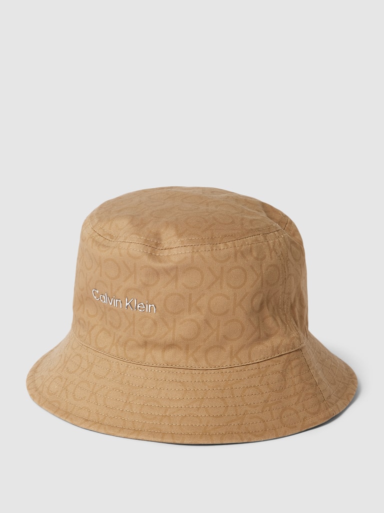 CK Calvin Klein Bucket Hat mit Allover-Logo (camel) online kaufen