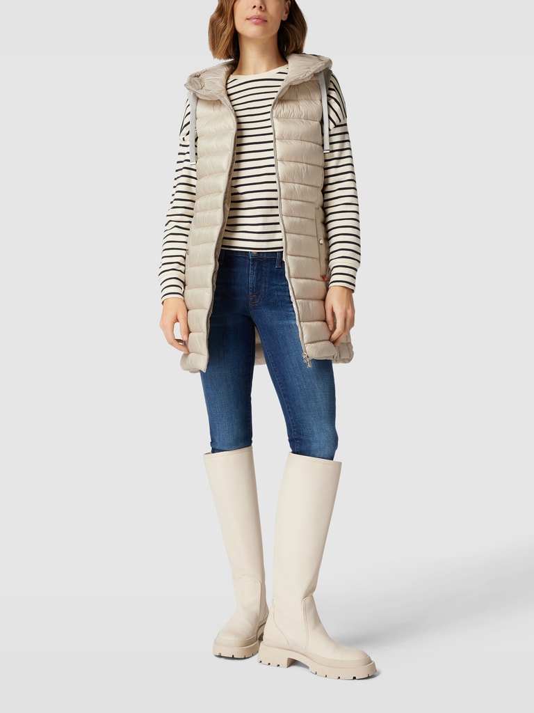 Frieda & Freddies Bodywarmer met labeldetails in zand online kopen | P&C