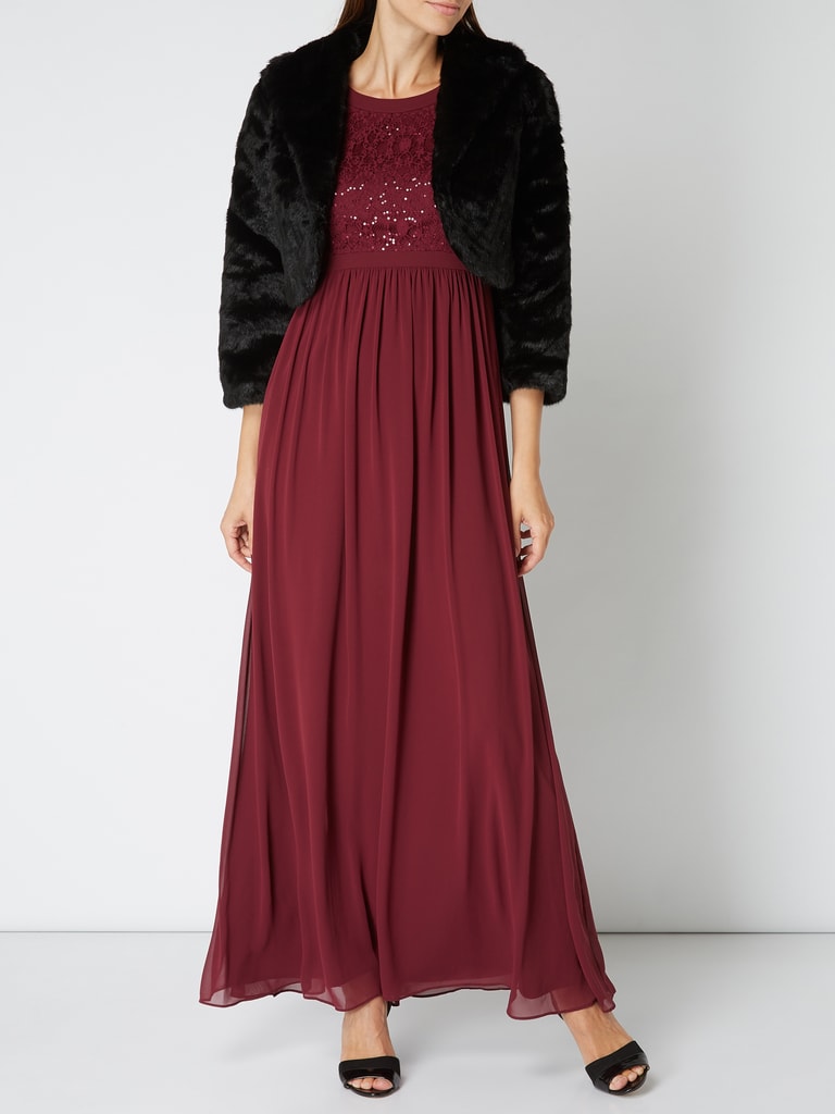 Mascara Cocktailjacke aus Webpelz (black) online kaufen