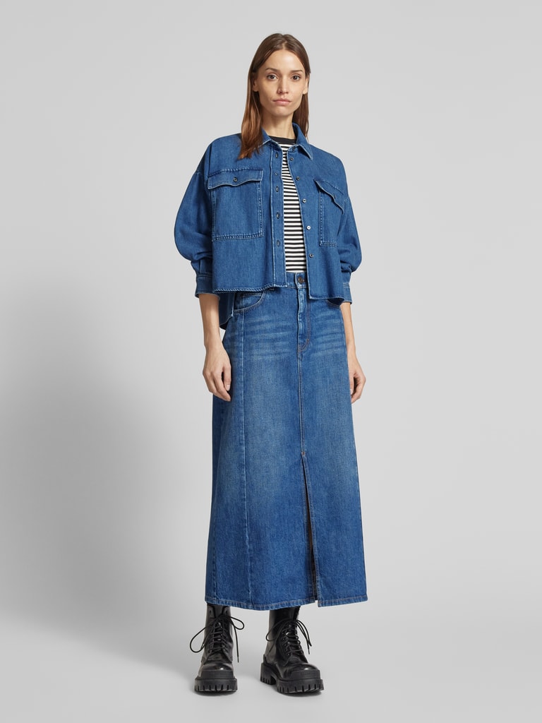 Weekend Max Mara Regular Fit Jeansbluse mit Umlegekragen Modell 'ZEMIRA ...