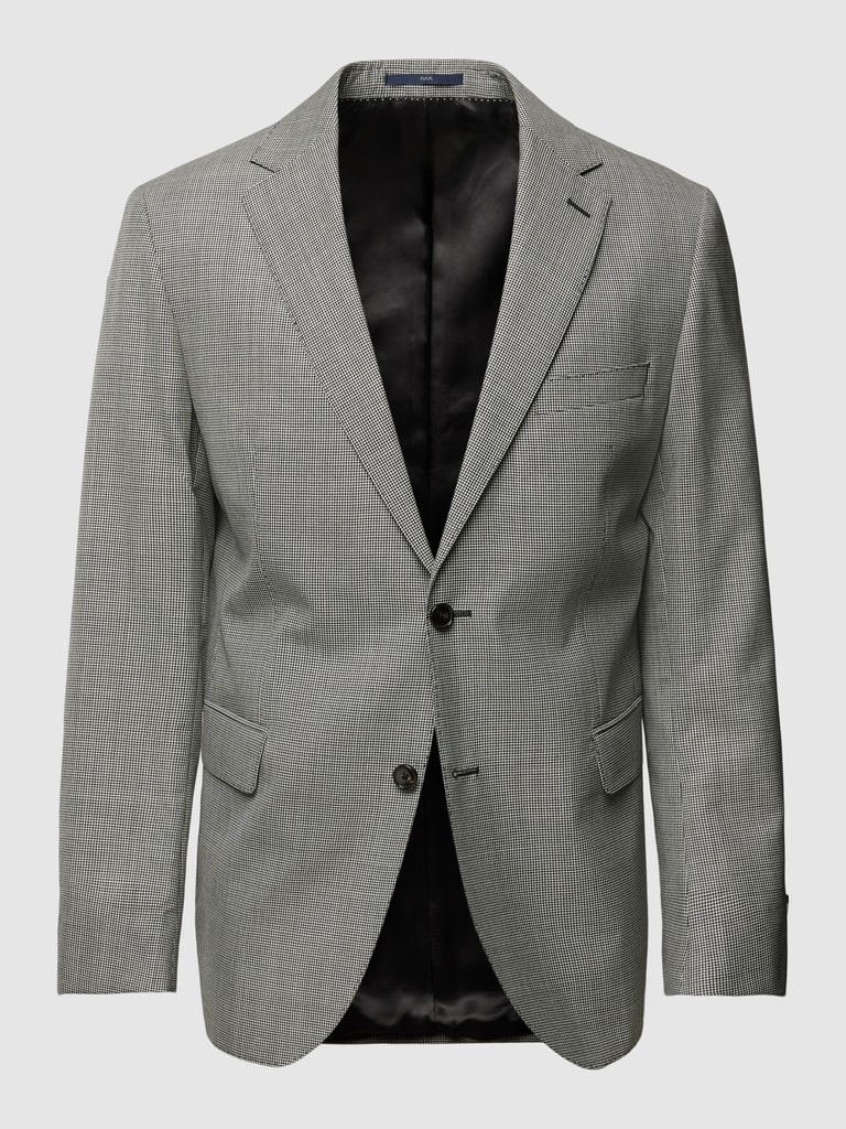 Eduard Dressler 2-Knopf-Sakko mit Strukturmuster Modell 'Sean' (black ...