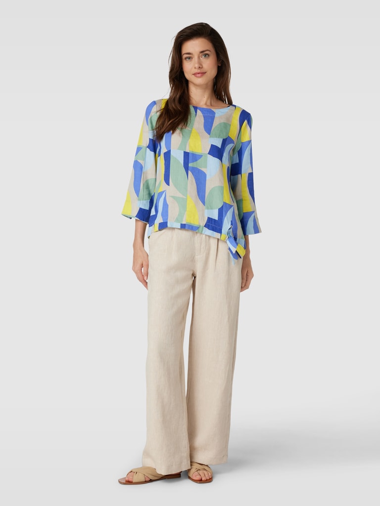 Christian Berg Woman Leinenbluse mit 3/4-Arm (royal) online kaufen
