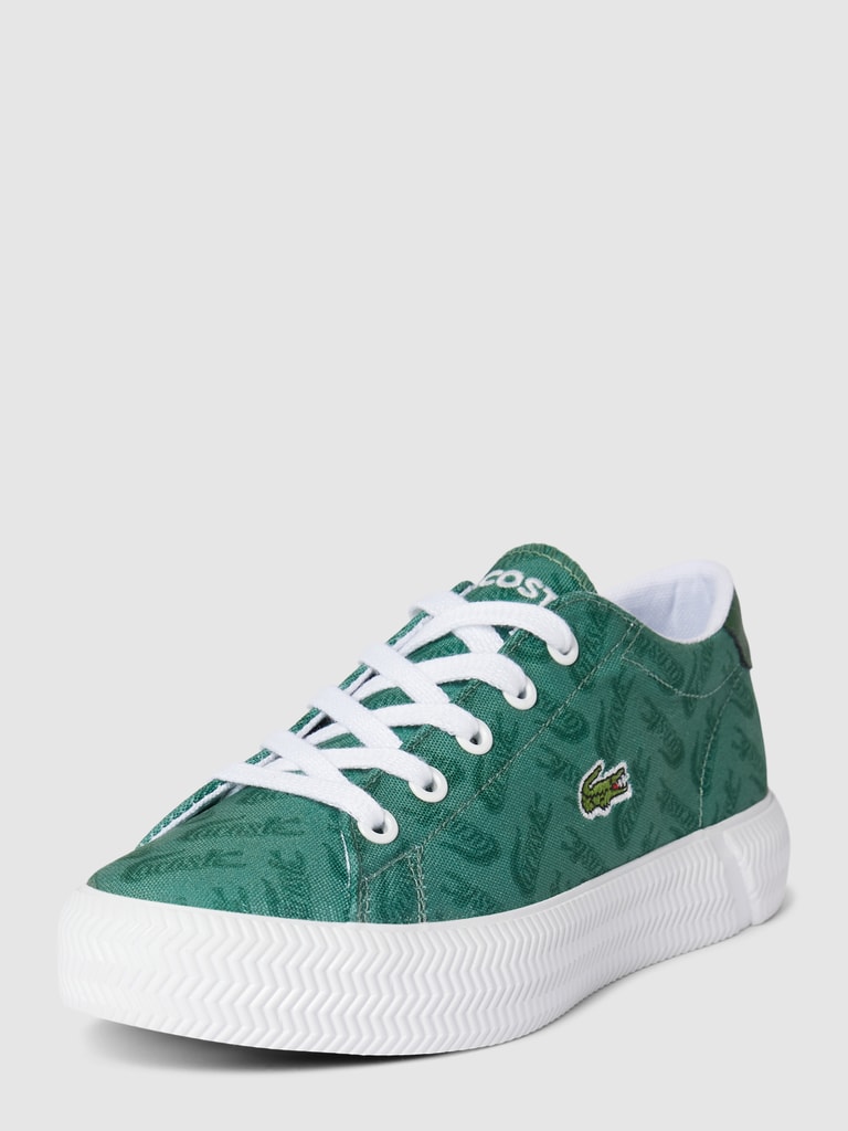 Lacoste Sneaker mit Logo-Muster (dunkelgruen) online kaufen