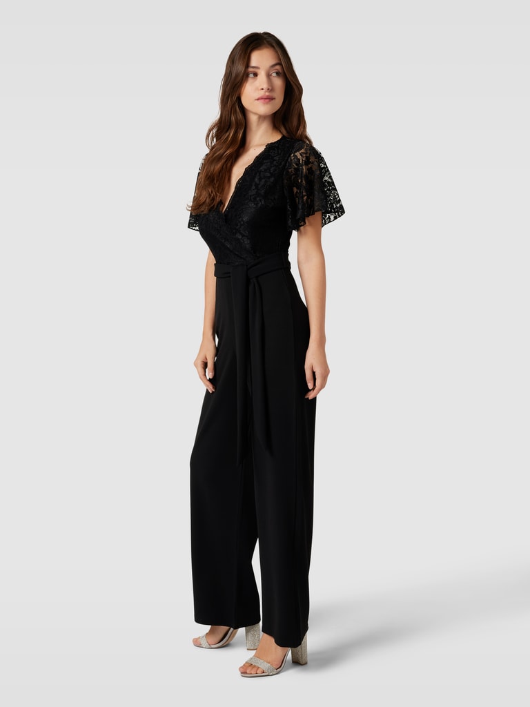 Lipsy Jumpsuit mit V-Auschnitt (black) online kaufen
