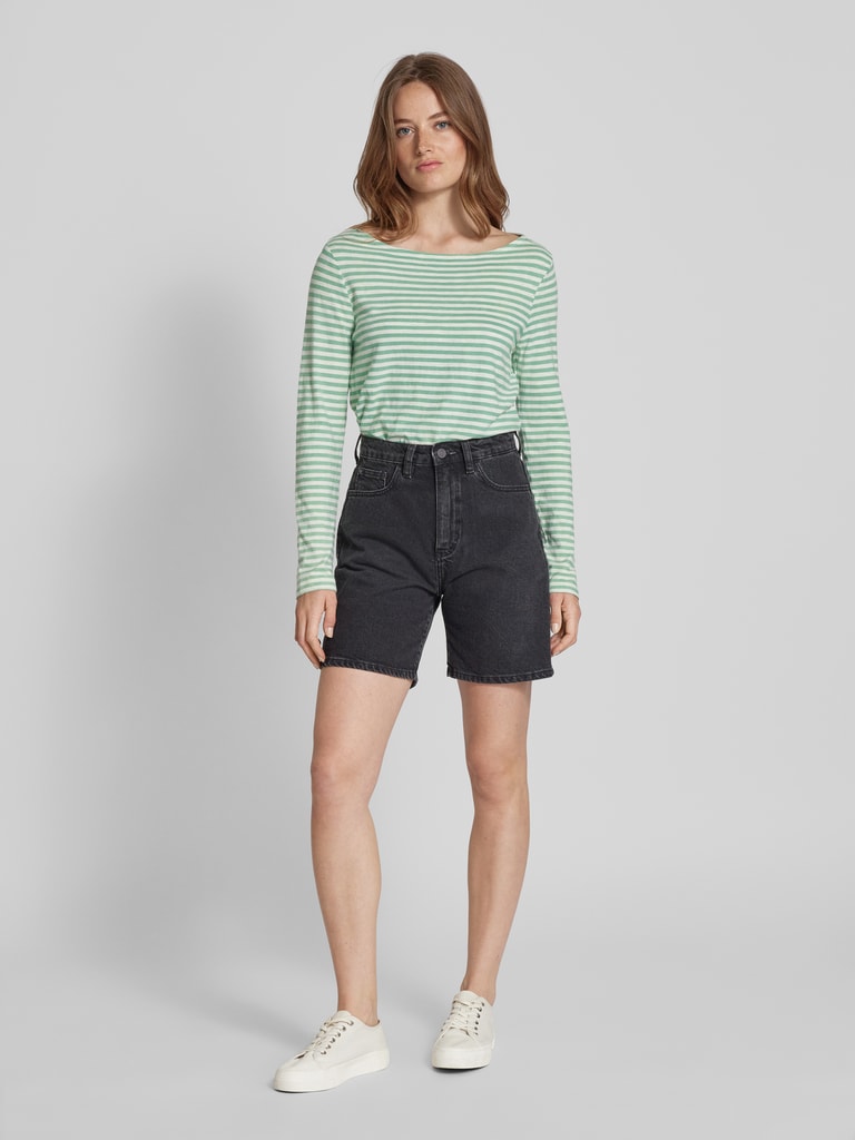 Lieblingsstück Longsleeve mit Streifenmuster Modell 'Ciskey' (gruen ...