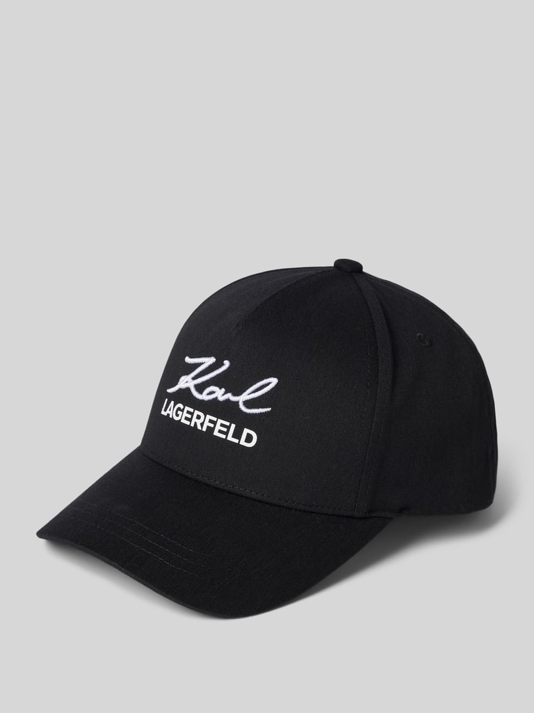 Karl Lagerfeld Basecap mit Label-Stitching (black) online kaufen