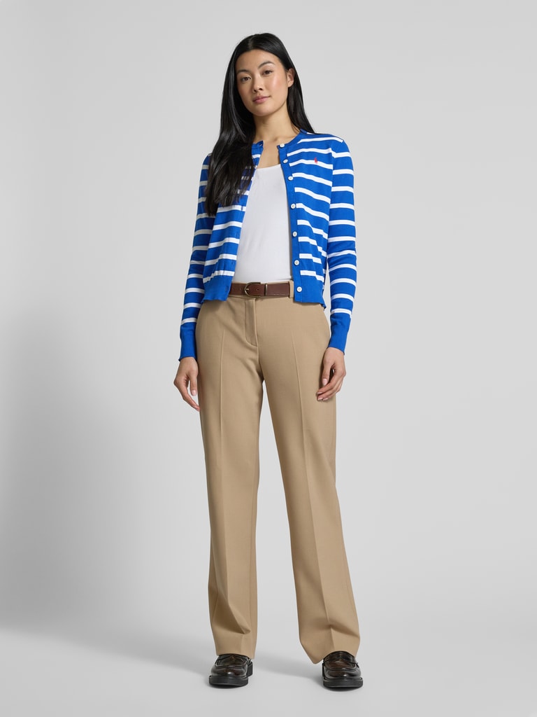 Polo Ralph Lauren Strickcardigan mit Logo-Stitching (royal) online kaufen