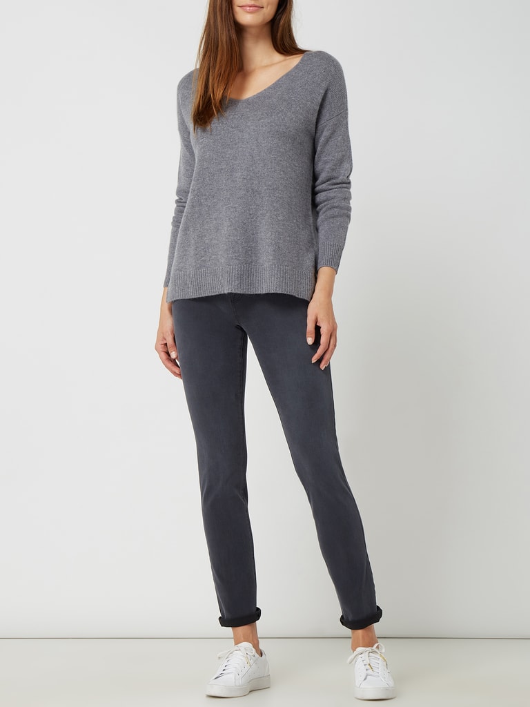 Jacob Cohen Slim fit jeans met modal, model 'Kimberly' in grafiet ...