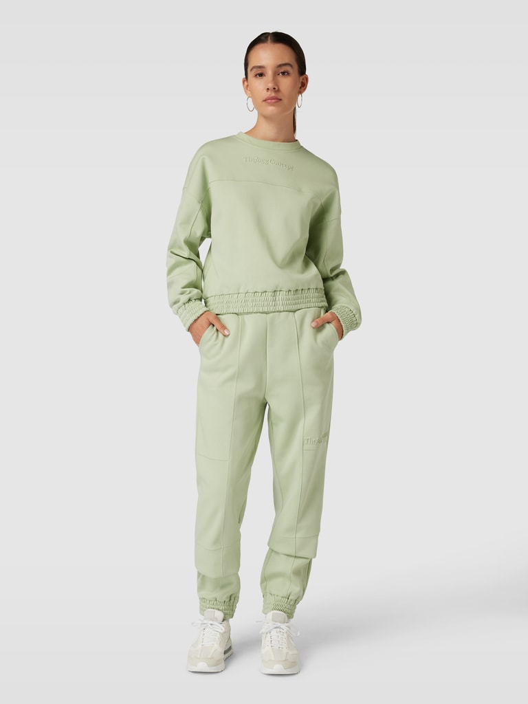 TheJoggConcept Sweatpants mit Label-Detail Modell 'SELMA' (schilf ...