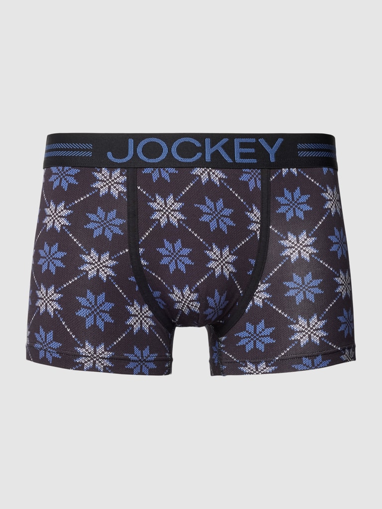 Jockey Trunks mit Allover-Muster (dunkelblau) online kaufen