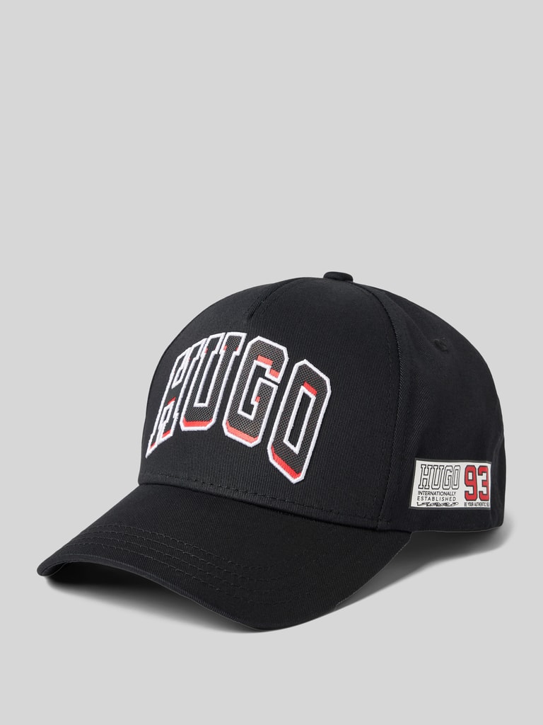 HUGO Basecap mit Label-Stitching Modell 'Jude' (black) online kaufen